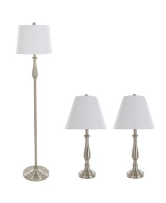 Lavish Home Lighting Table and Floor Lamp, Set of 3 - Macy's