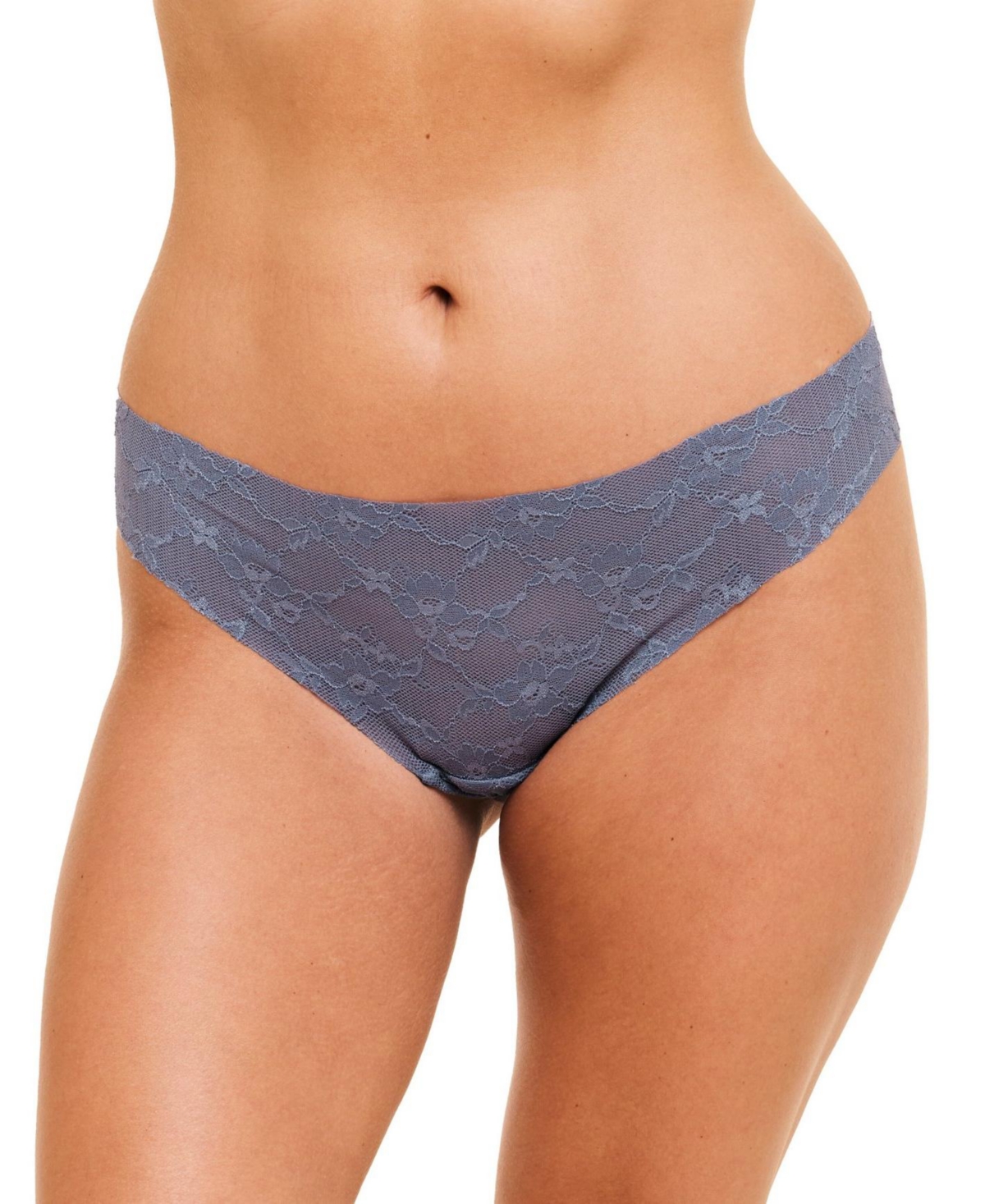 Click here for Adore Me Plus Size Remi Thong Panty - Dark grey prices