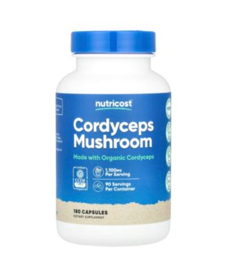 Nutricost Cordyceps Mushroom 1 100 mg - 180 Capsules (550 mg Per ...