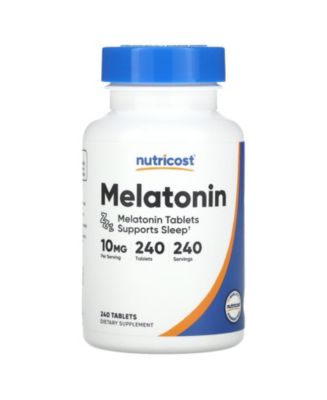 Nutricost Melatonin 10 mg - 240 Tablets - Macy's
