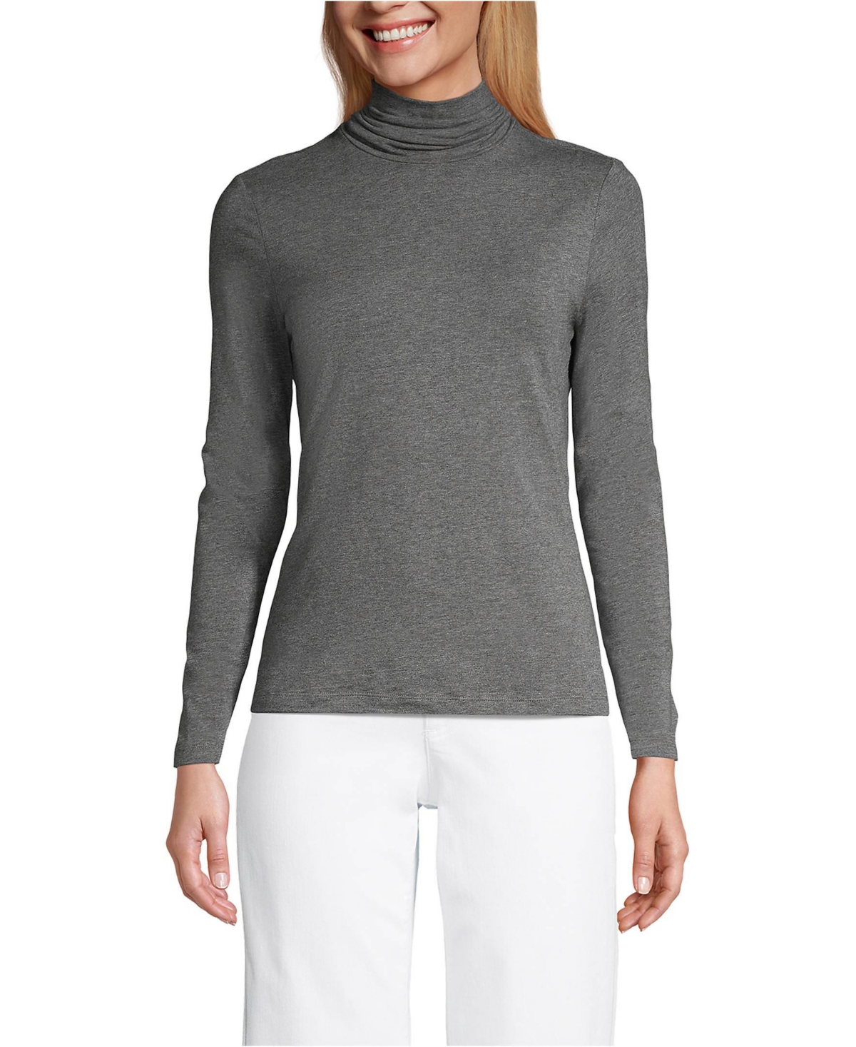Click here for Lands End Tall Lightweight Jersey Long Sleeve Turt... prices
