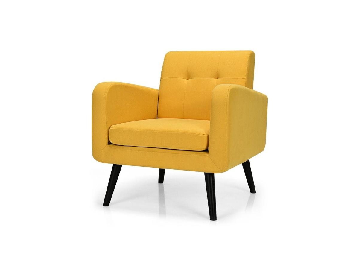 Click here for Slickblue Mid-Century Modern Linen Upholstered Acc... prices