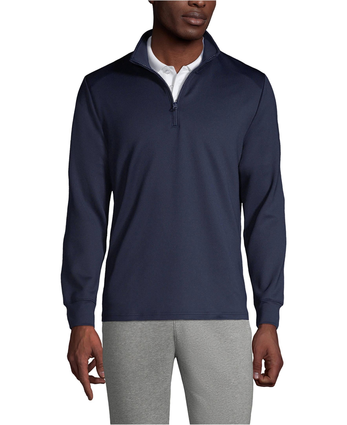 Click here for Lands End Mens Active Performance Quarter Zip Pull... prices