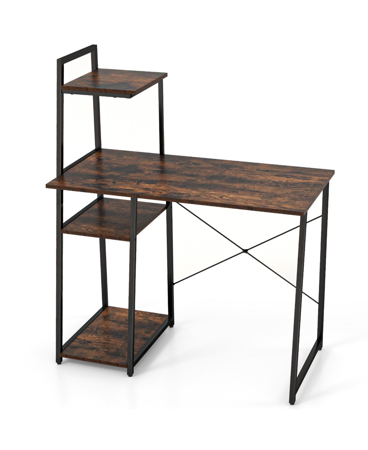 Click here for Gouun Computer Desk with Shelves and 3-Tier Storag... prices