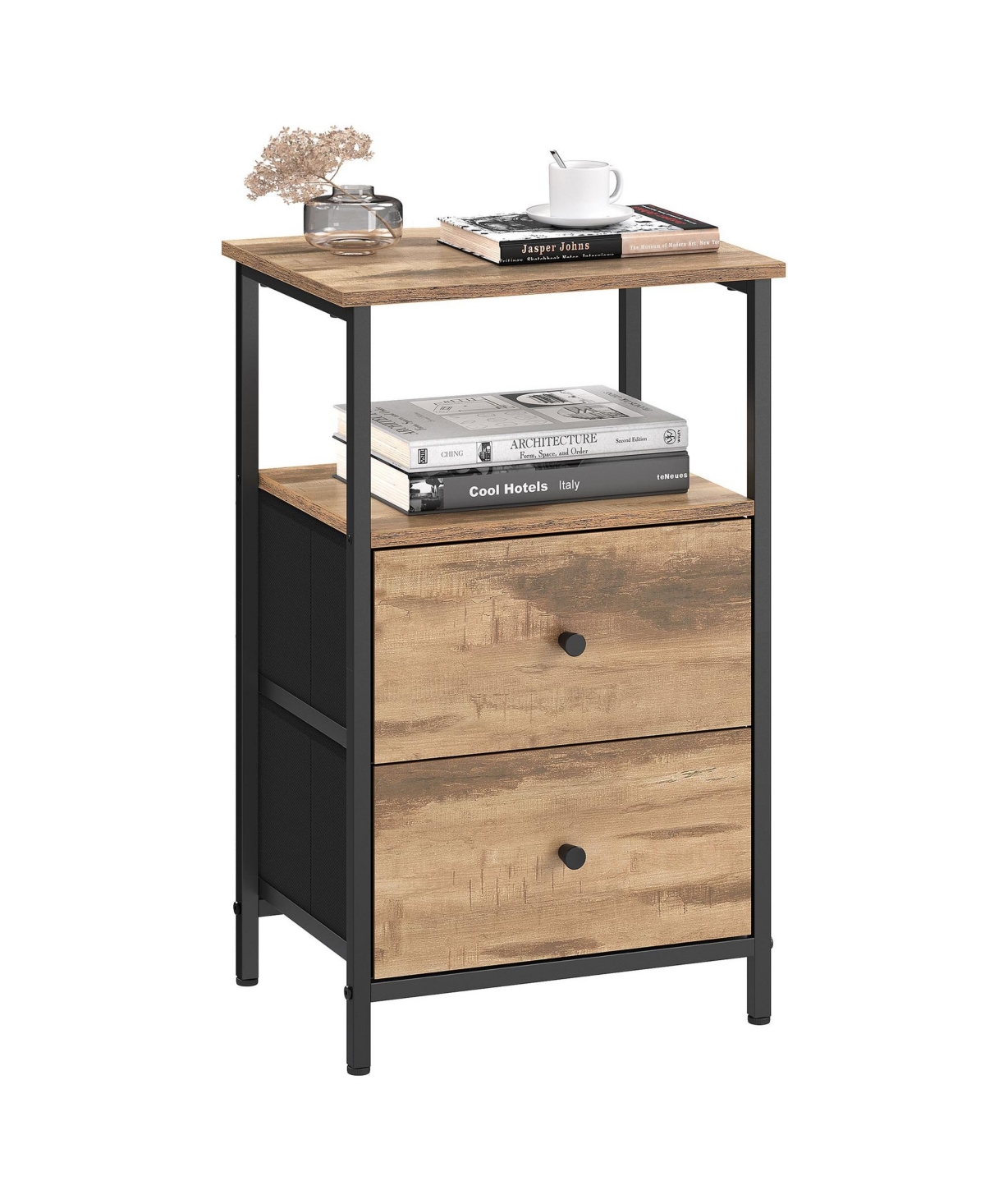 Click here for Slickblue Nightstand With 2 Drawers  2 Drawer Dres... prices