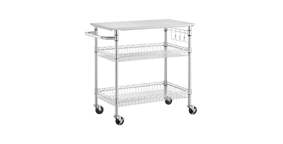 Click here for Mobile Kitchen Cart – Stainless Steel Top I... prices