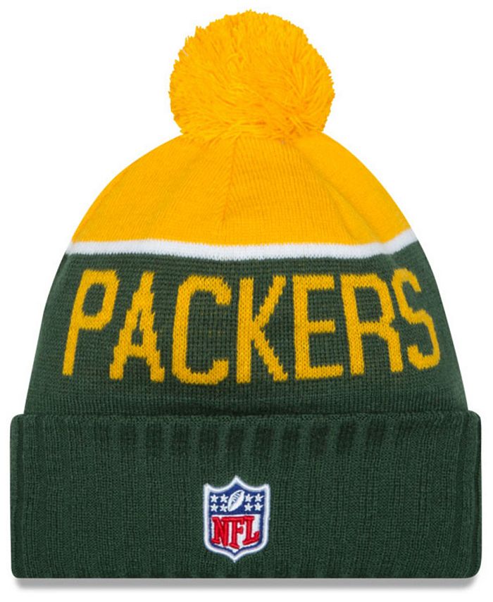 New Era Green Bay Packers Sport Knit Hat - Macy's