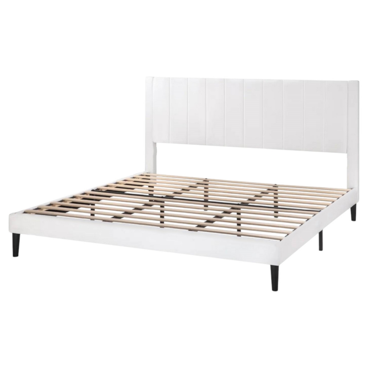 Click here for Velvet Upholstered Platform Bed Frame with Headboa... prices