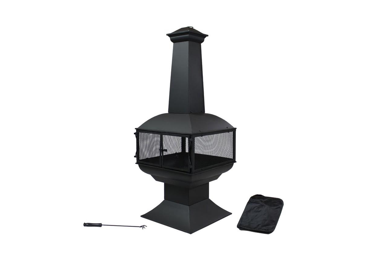 Click here for Slickblue Outdoor Chimenea Wood Burning Fire Pit -... prices