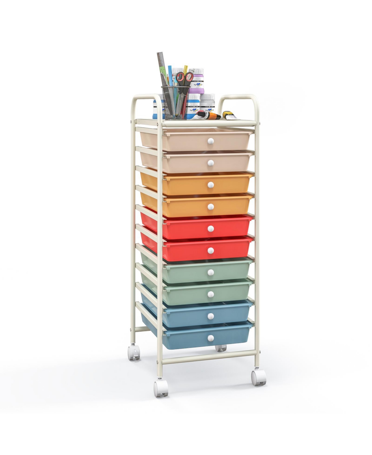 Click here for Gouun 10 Drawer Rolling Storage Cart Organizer wit... prices