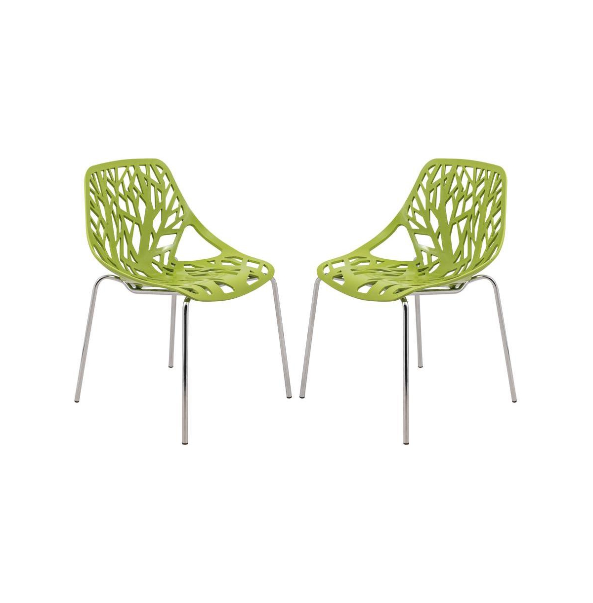 Click here for LeisureMod Modern Asbury Dining Chair w/ Chromed L... prices