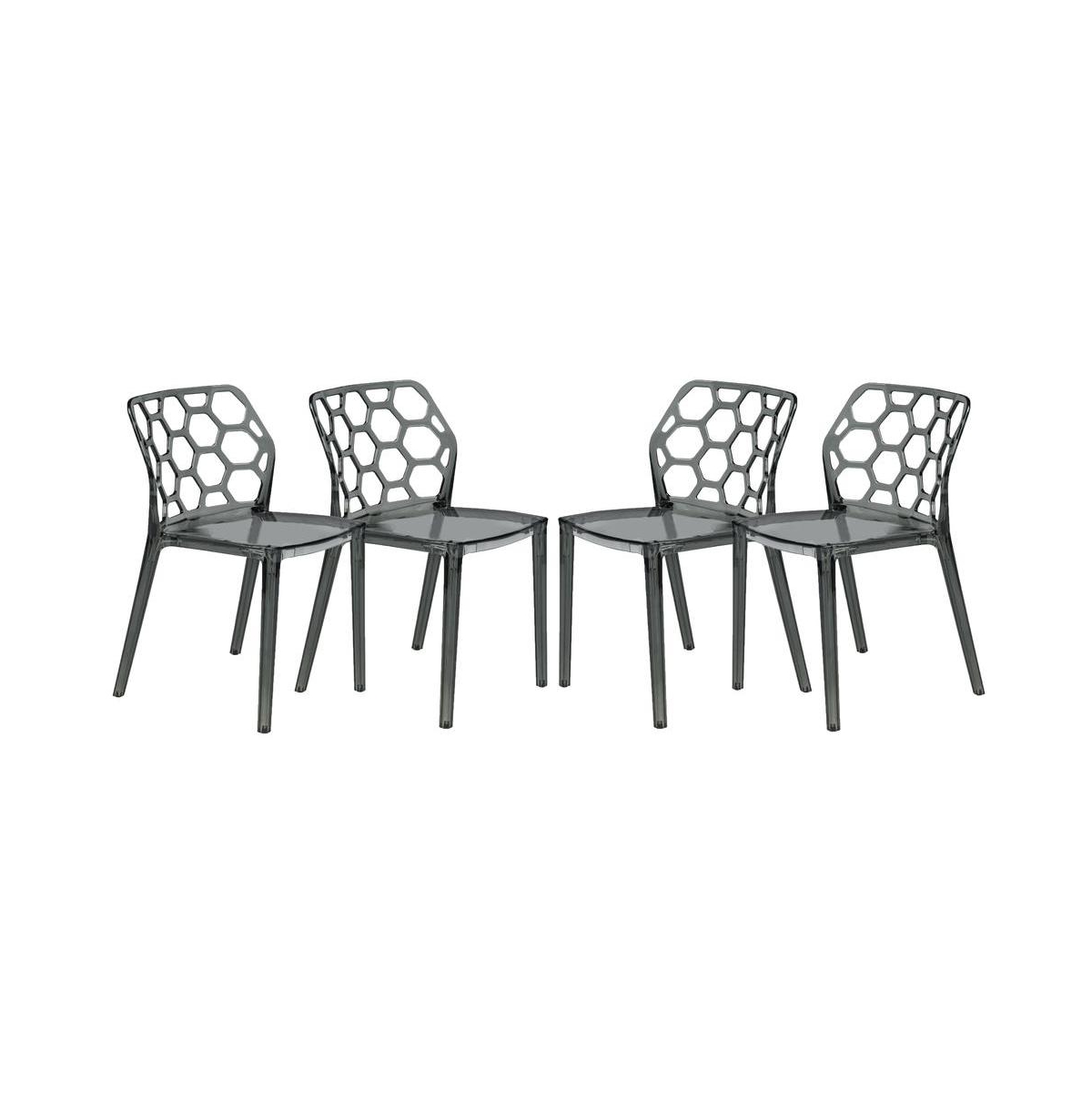 Click here for LeisureMod Modern Dynamic Dining Chair  Set of 4 -... prices
