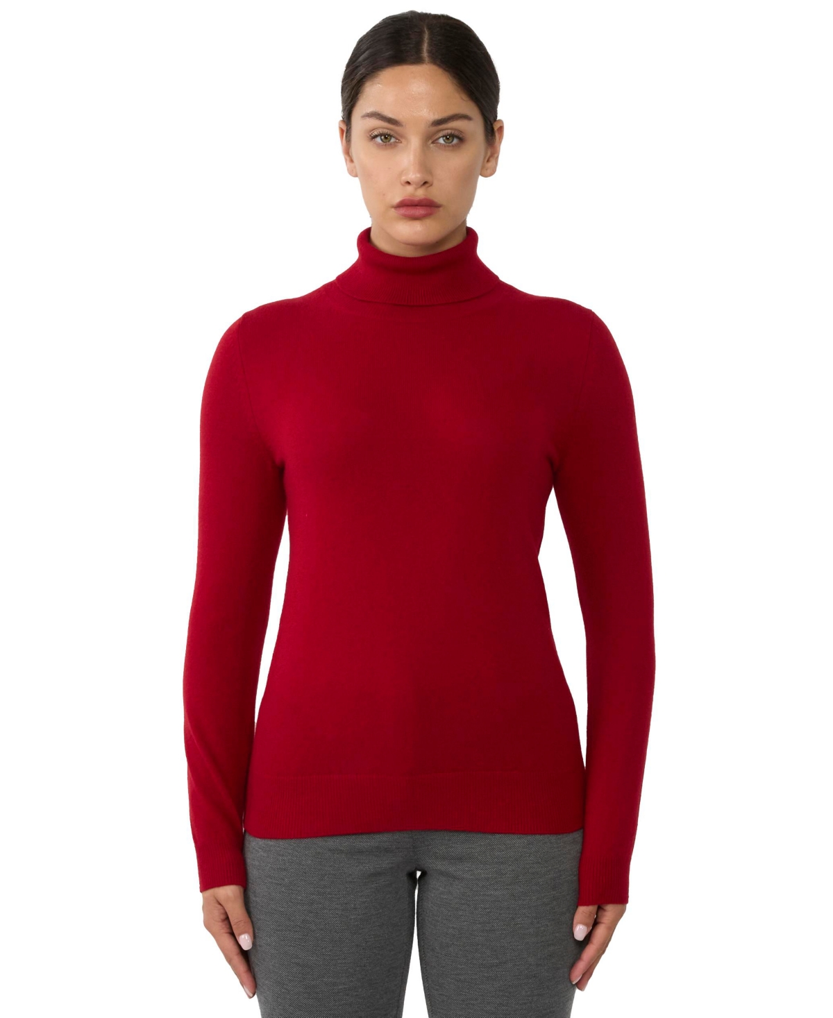 Click here for Jennie Liu Womens 100 Pure Cashmere Long Sleeve Tu... prices