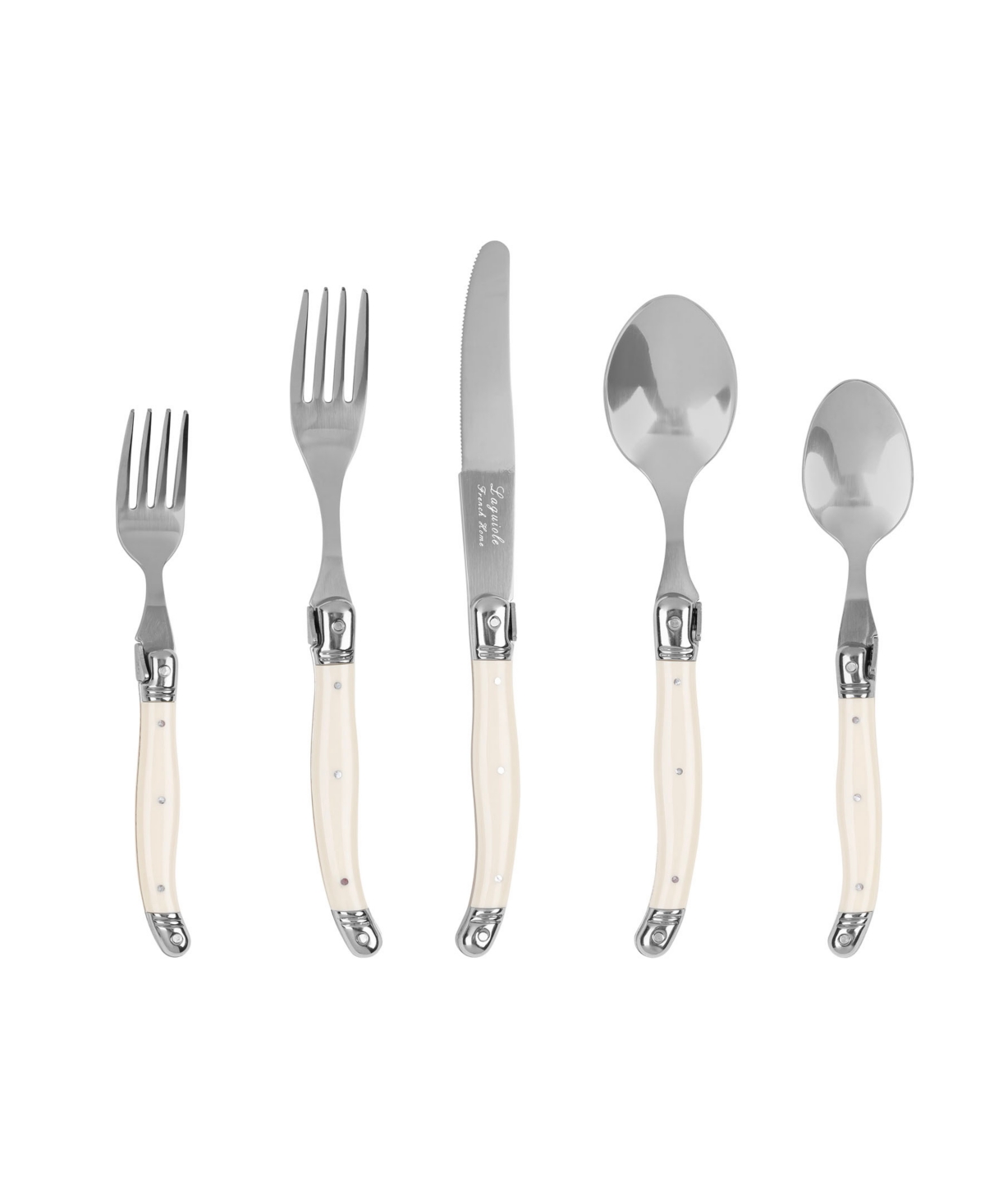 Click here for French Home Laguiole Connoisseur 20-Piece 18/10 St... prices