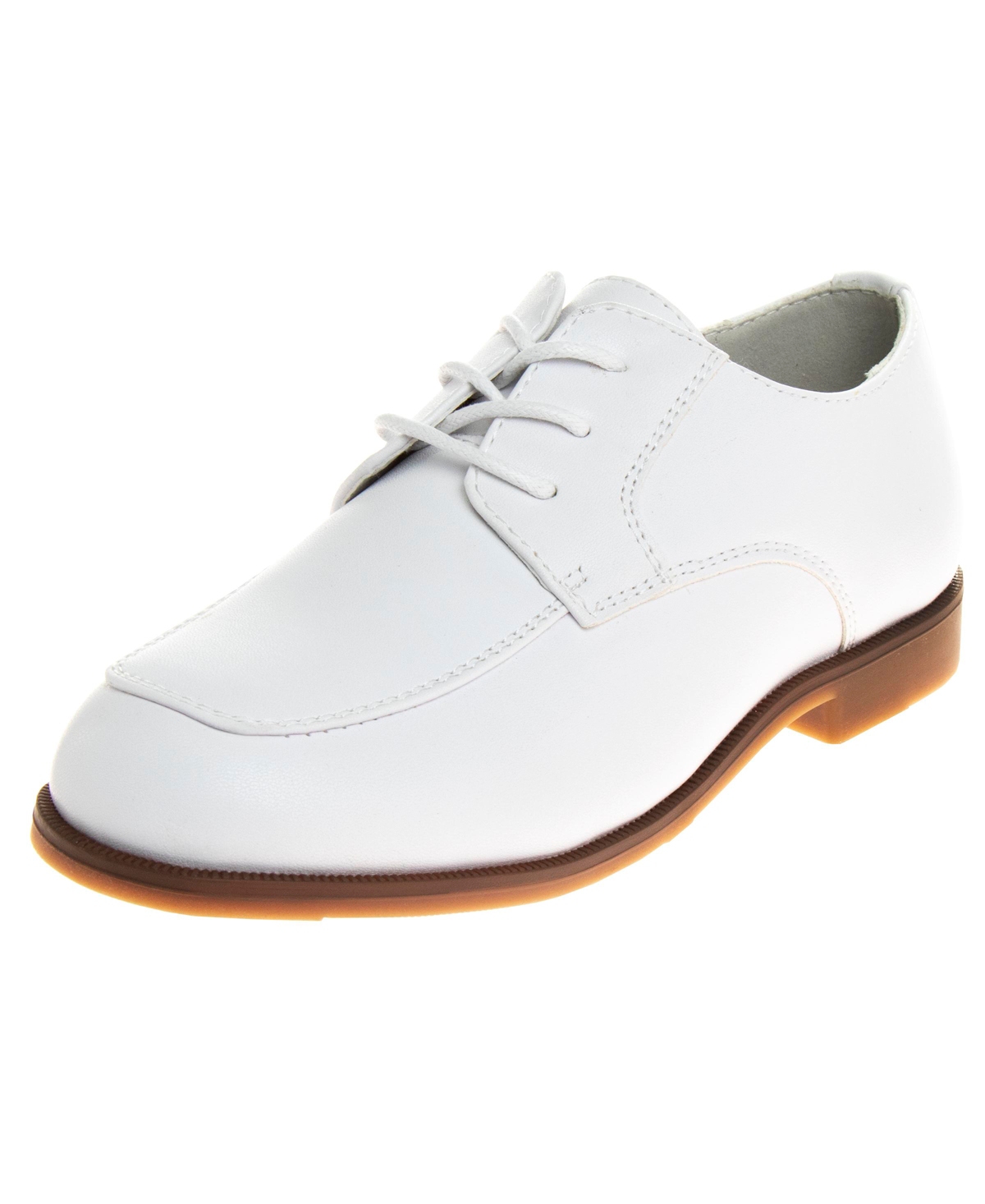 Click here for Josmo Little Kids Lace-Up Dress Shoes - White prices