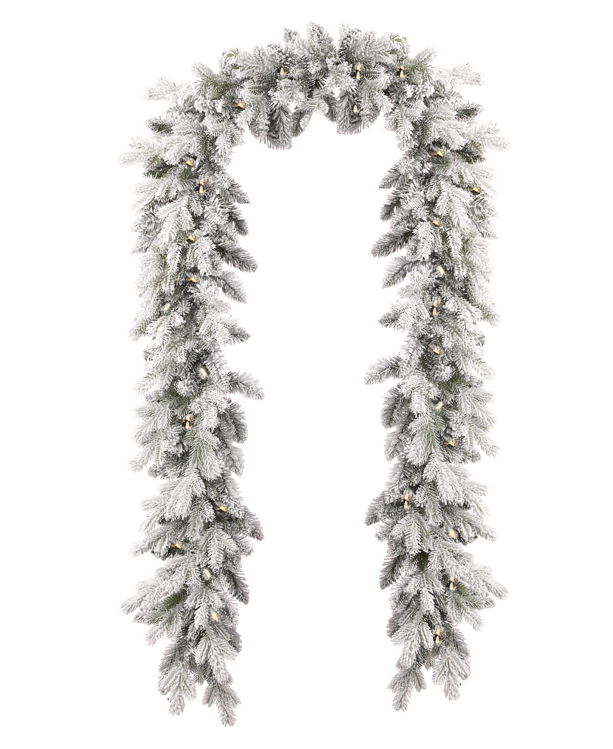 Click here for Seasonal 9ft Shadow Woods Flocked Spruce Wreath  5... prices