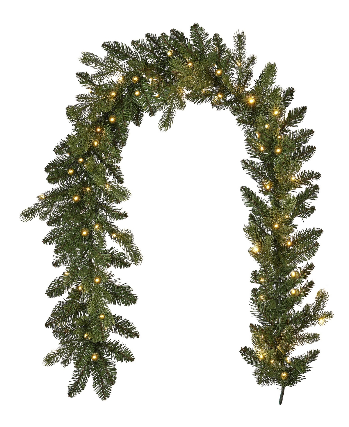 Click here for Seasonal 6ft Palmetto Pine Garland  50 Dual Led Li... prices