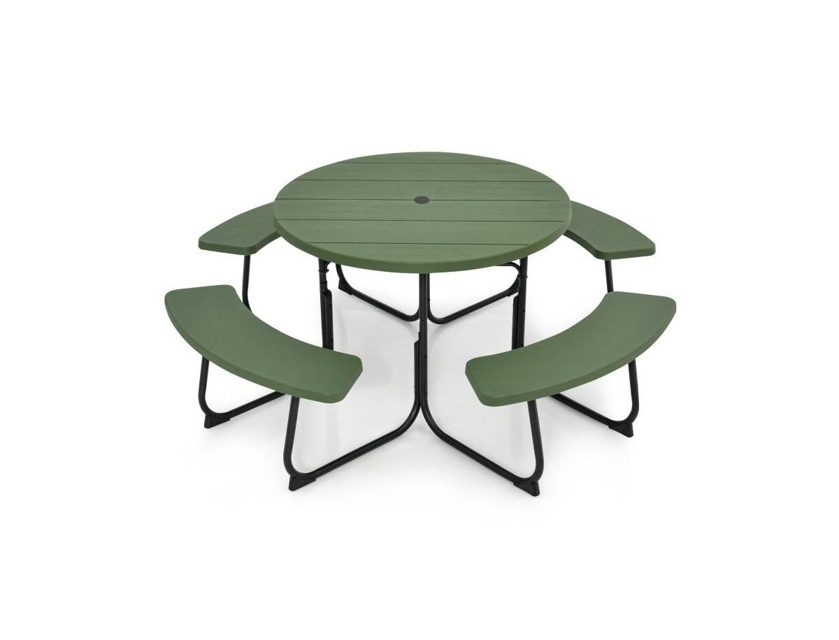 Click here for Slickblue 8-Seater Picnic Table All-Weather Design... prices