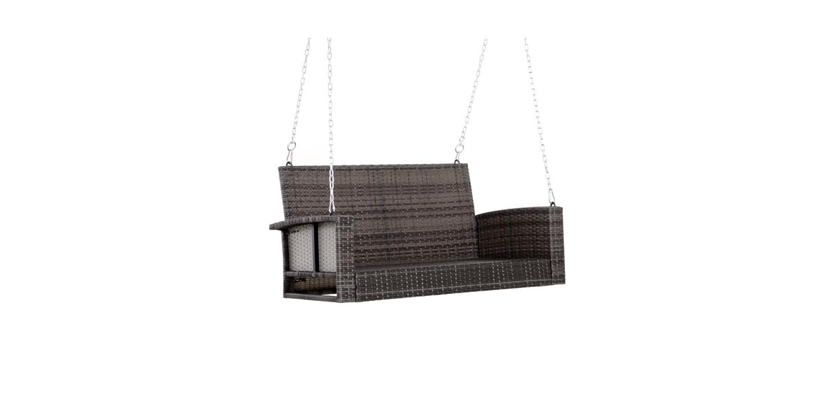 Click here for Slickblue Tones Wicker Porch Swing 7ft Hanging Cha... prices