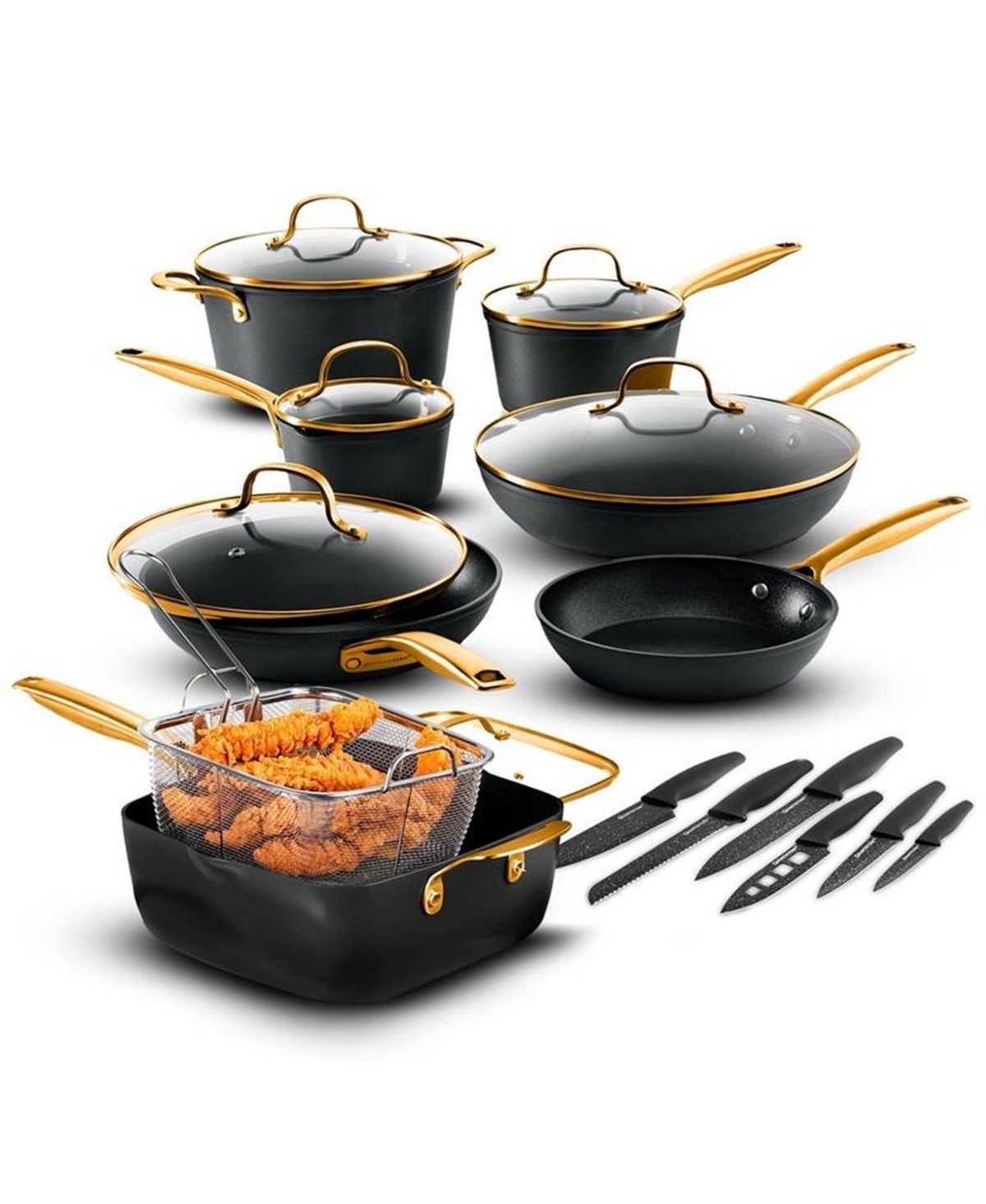 Click here for Armor Max Gold 20 Piece Hard Anodized Ultra Releas... prices