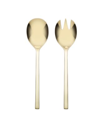 Oneida Allay Champagne 2-Piece Salad Server Set - Macy's