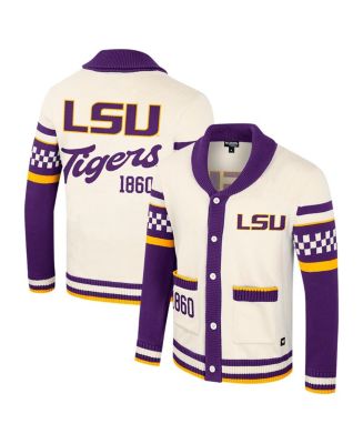 Colosseum Women's Cream LSU Tigers Wild Collective Button-Up Jacquard ...