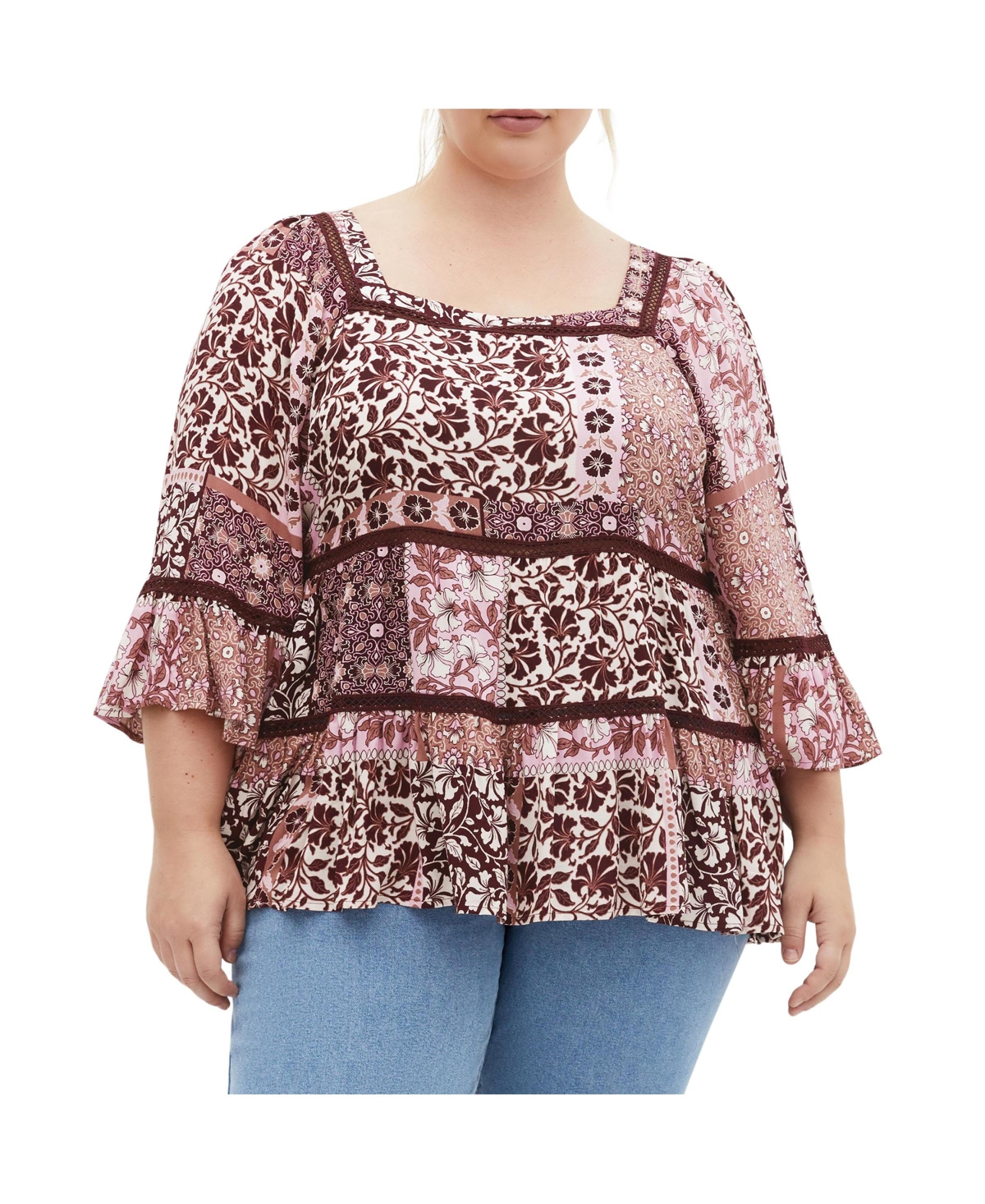 Click here for Plus Size Lailah Top - Amethyst patch prices