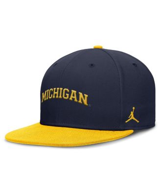 Jordan Men's Navy/maize Michigan Wolverines Two-Tone Primetime ...