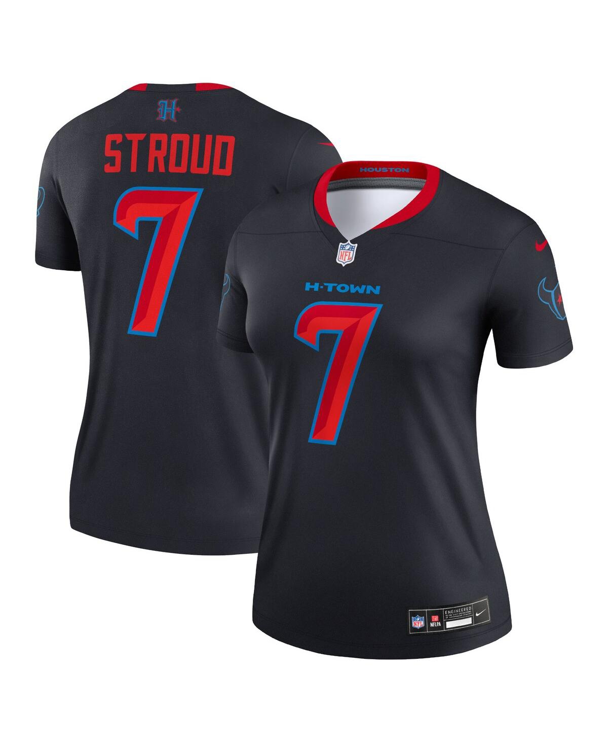 Click here for Nike Womens C.j. Stroud Navy Houston Texans Altern... prices
