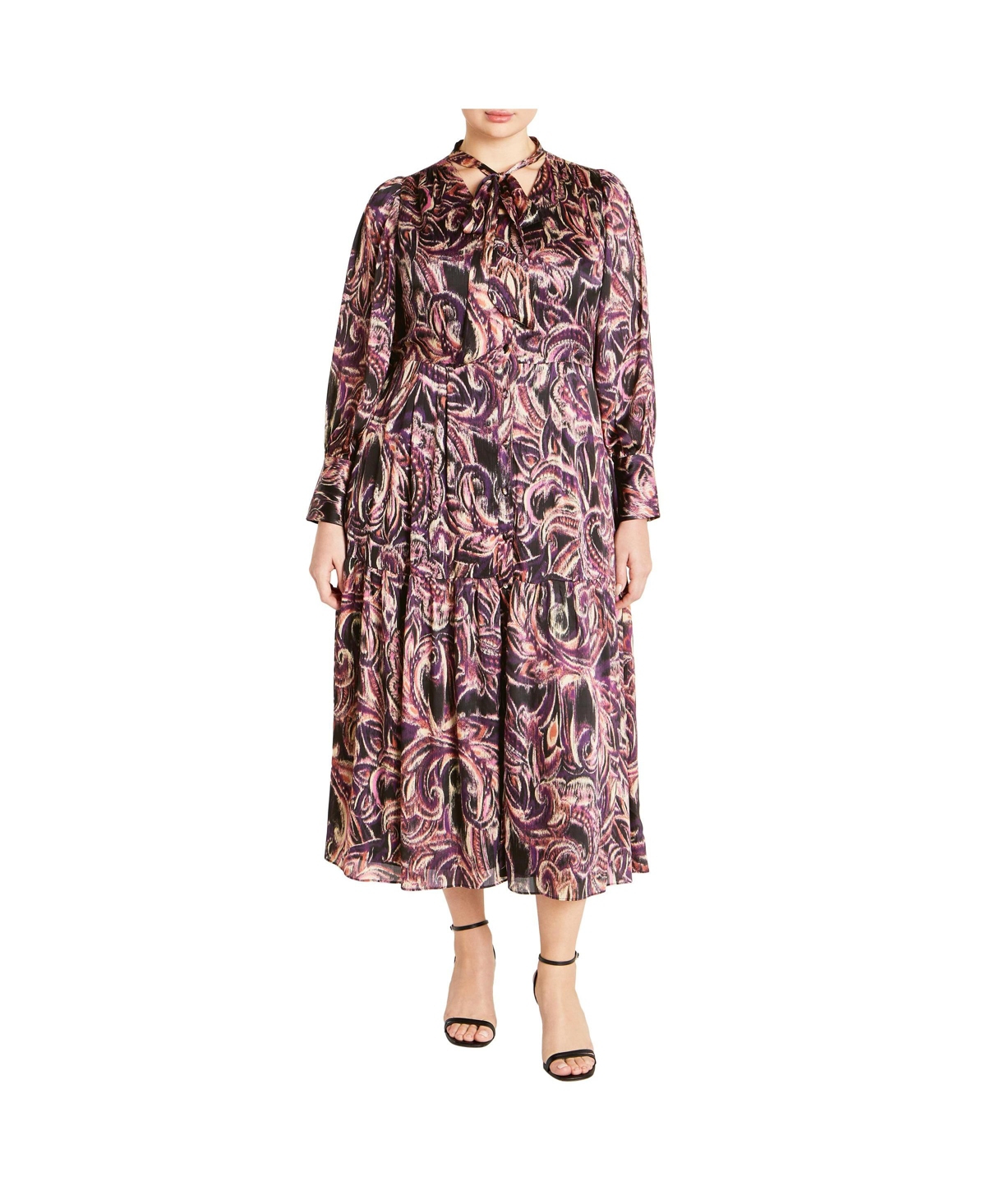 Click here for City Chic Plus Size Suzanne Maxi Dress - Vintage p... prices