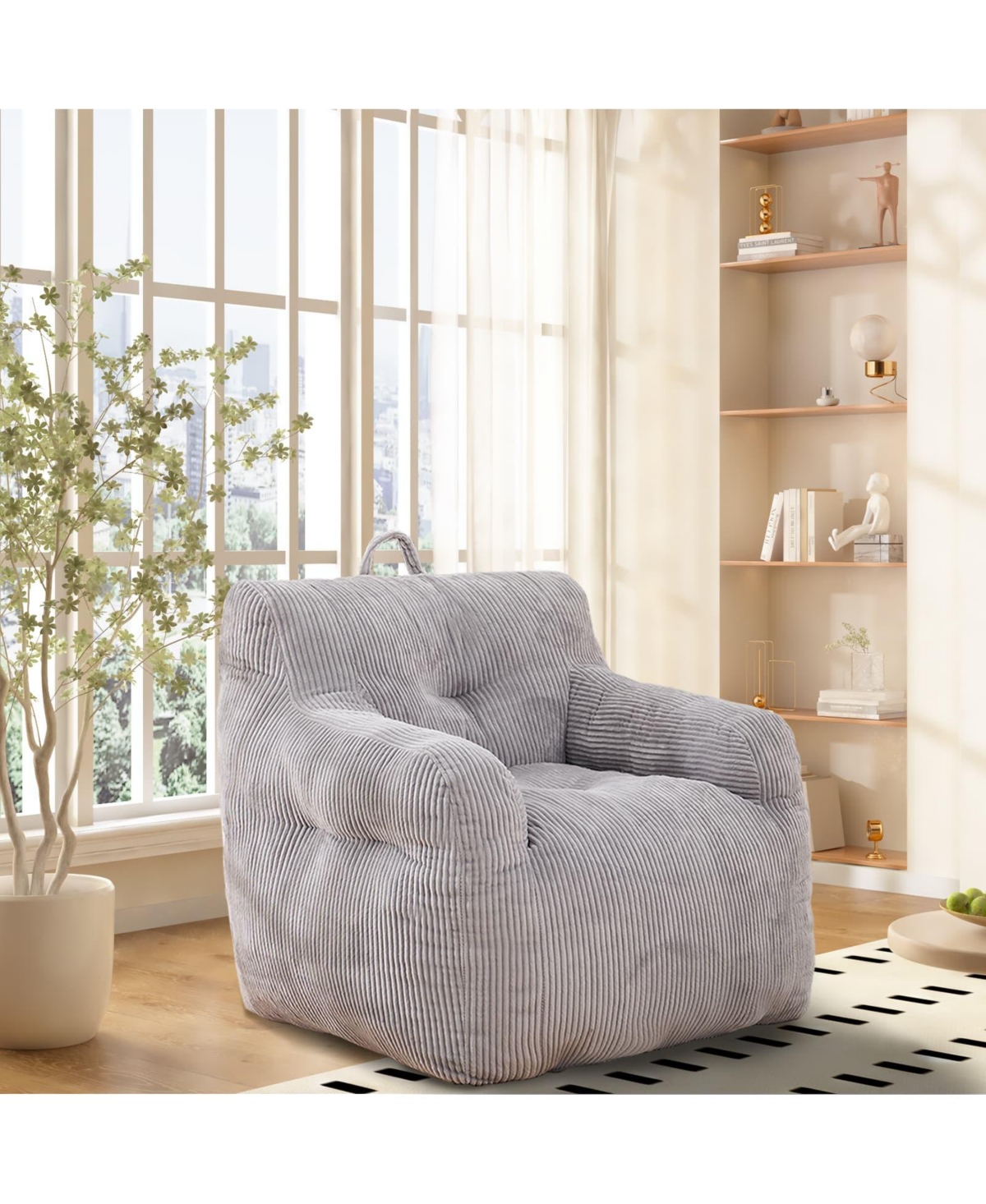 Click here for The Pop Home Bean Bag Chair with High-Density Memo... prices