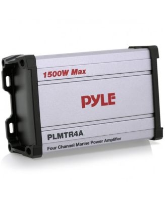 Pyle 4-Channel Waterproof PowerSport Amplifier, 1500W, Marine Grade ...