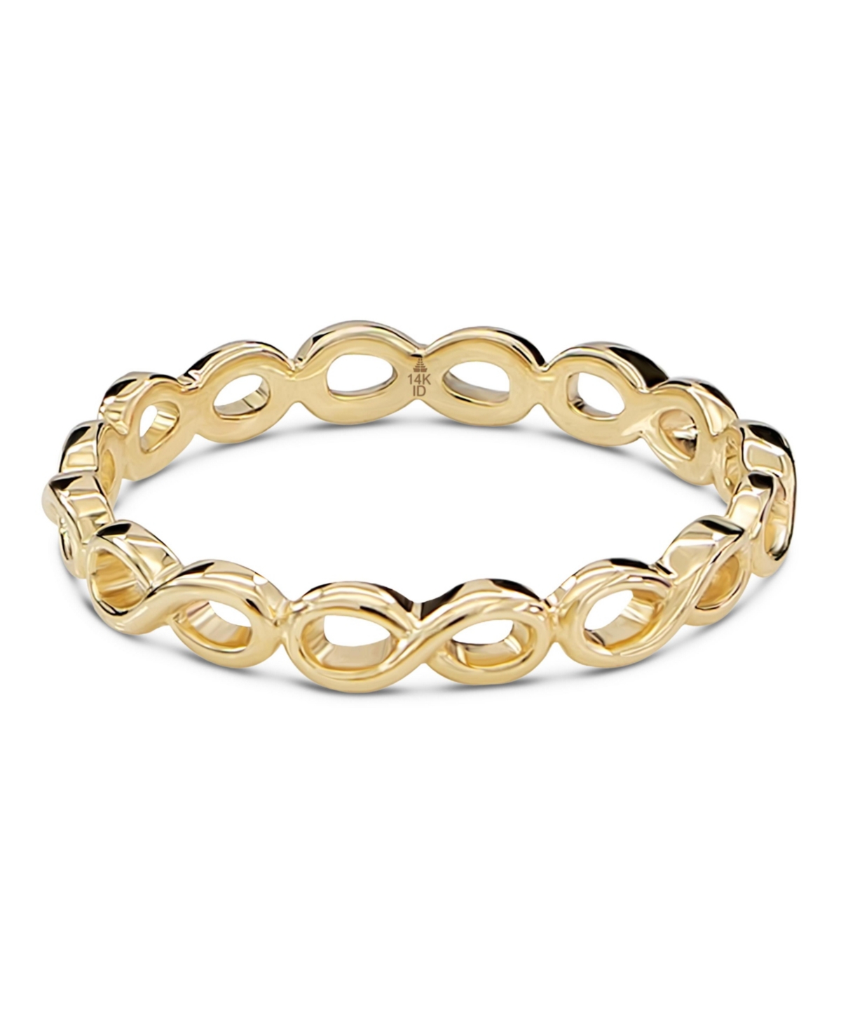 Click here for Devata Infinity Ring in 14K Gold  Size 6  approx.... prices