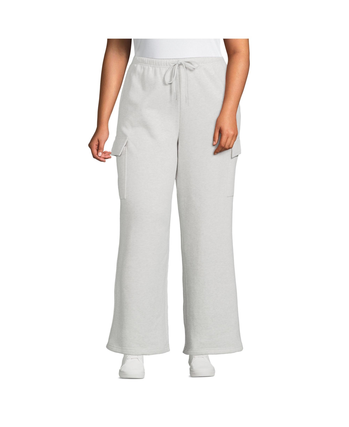 Click here for Lands End Plus Size Serious Sweats High Rise Wide... prices
