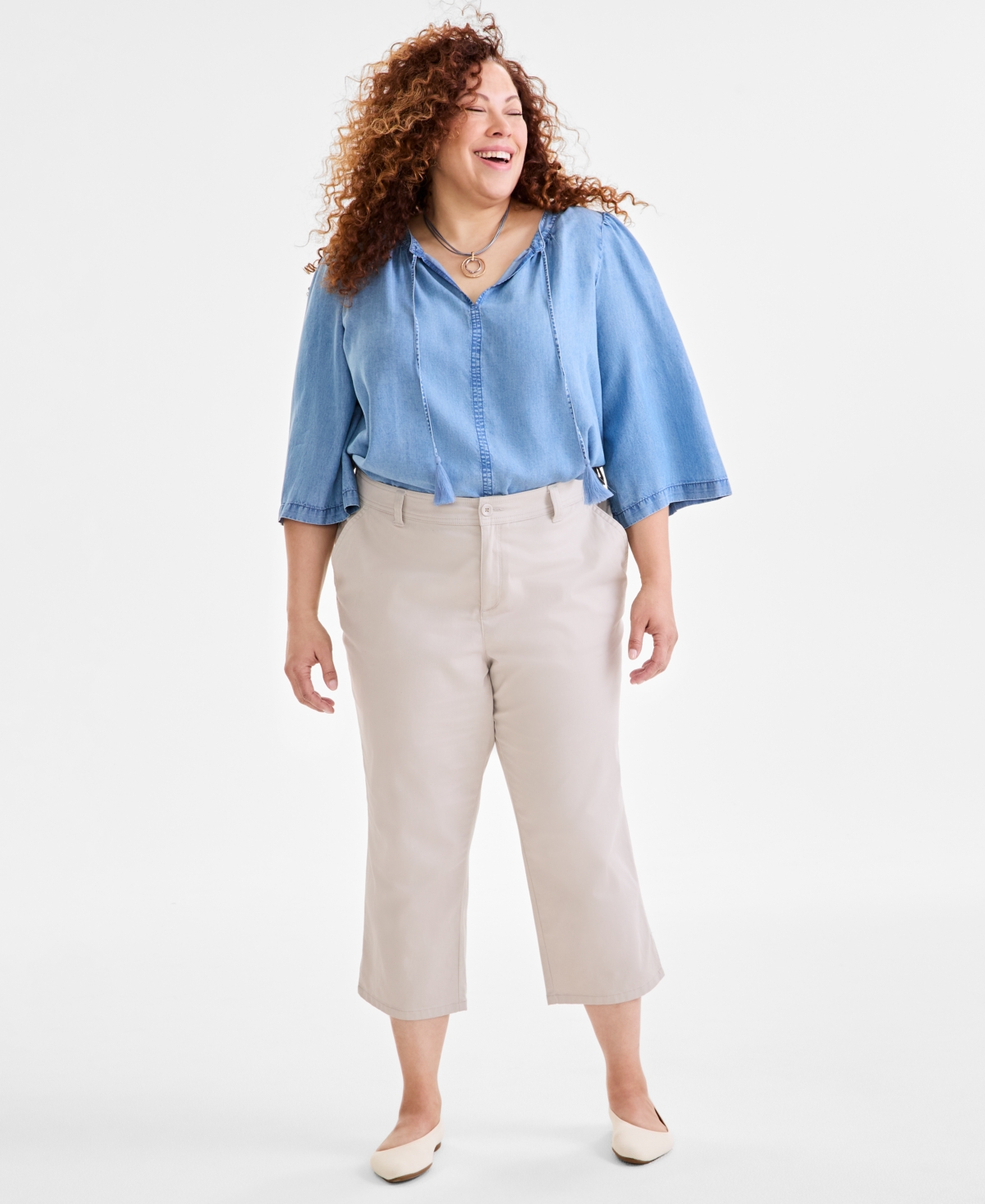 Click here for Style & Co Plus Size Comfort Capri Pants  Exclusiv... prices