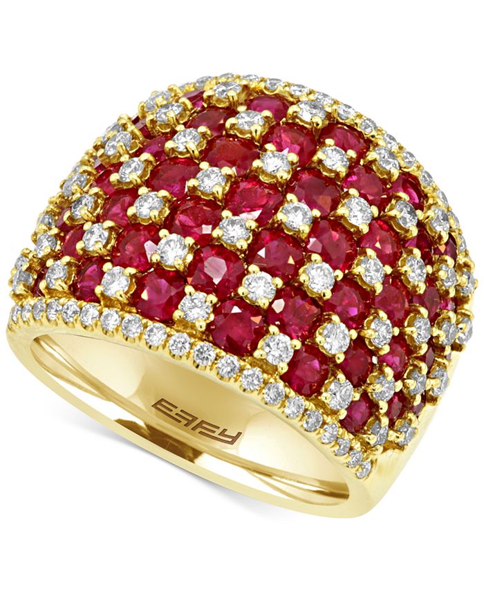 EFFY Collection EFFY® Ruby (4-1/2 ct. t.w.) and Diamond (1-1/4 ct. t.w ...