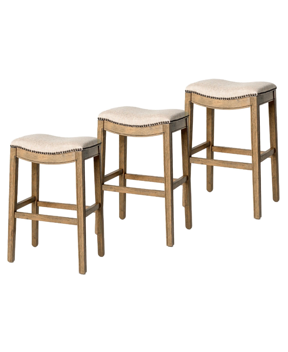 Click here for Maven Lane Adrien Backless Saddle Kitchen Stool  N... prices
