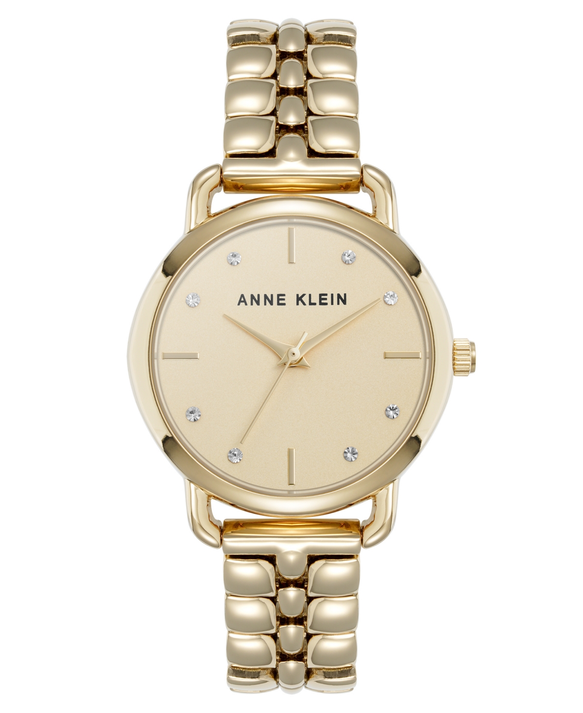 Click here for Anne Klein Womens Quartz Signature Gold-Tone Metal... prices