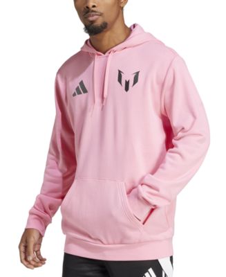 adidas Men's Messi Logo Drawstring Hoodie - Macy's