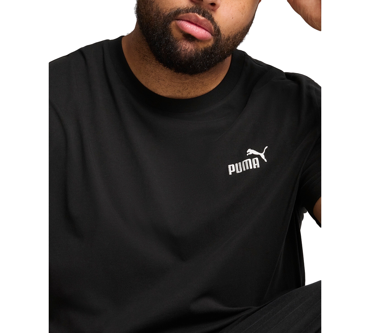 Puma Mens Essential Small Logo T-Shirt - Black