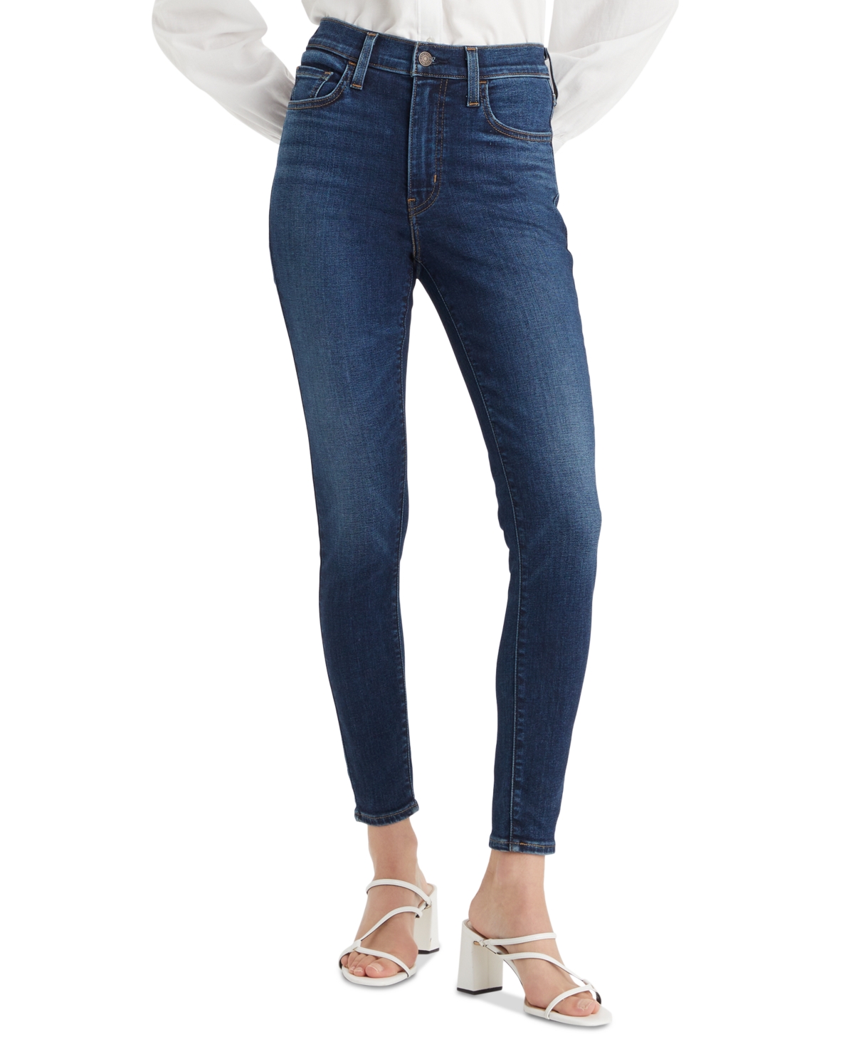 Click here for Levis Womens 720 High-Rise Stretchy Super-Skinny J... prices