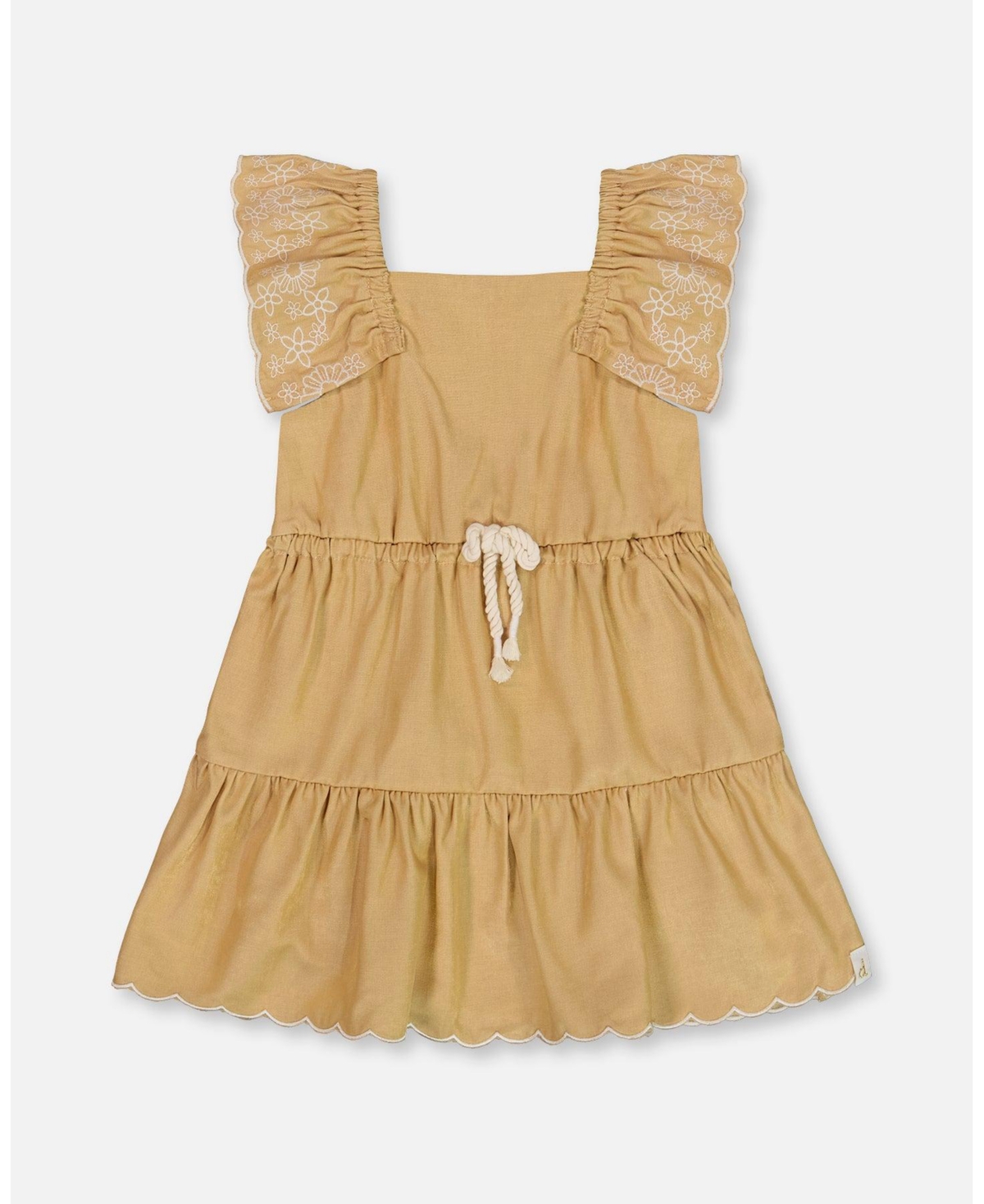 Click here for Deux par Deux Baby Girls Chambray Dress With Embro... prices