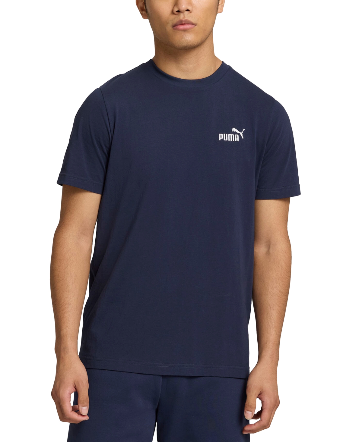 Click here for Puma Mens Essential Small Logo T-Shirt - Blue prices
