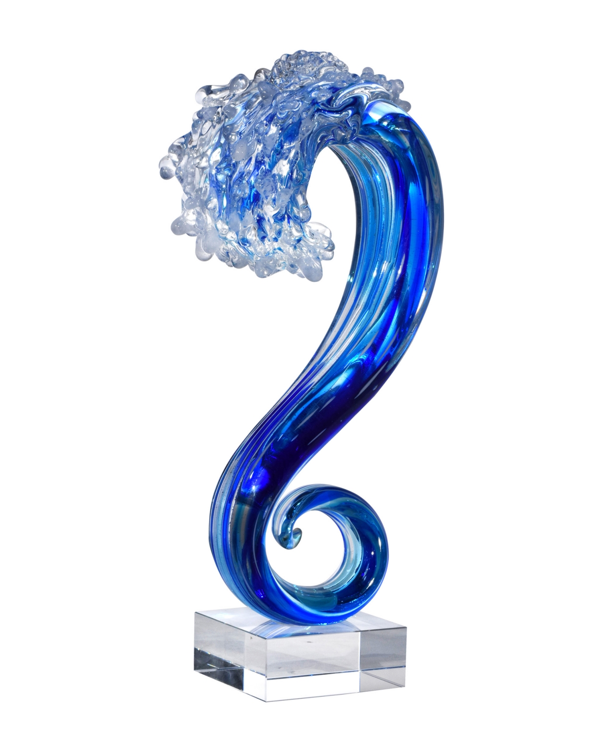 Click here for Dale Tiffany Tall Pacific Wave Figurine - Blue prices