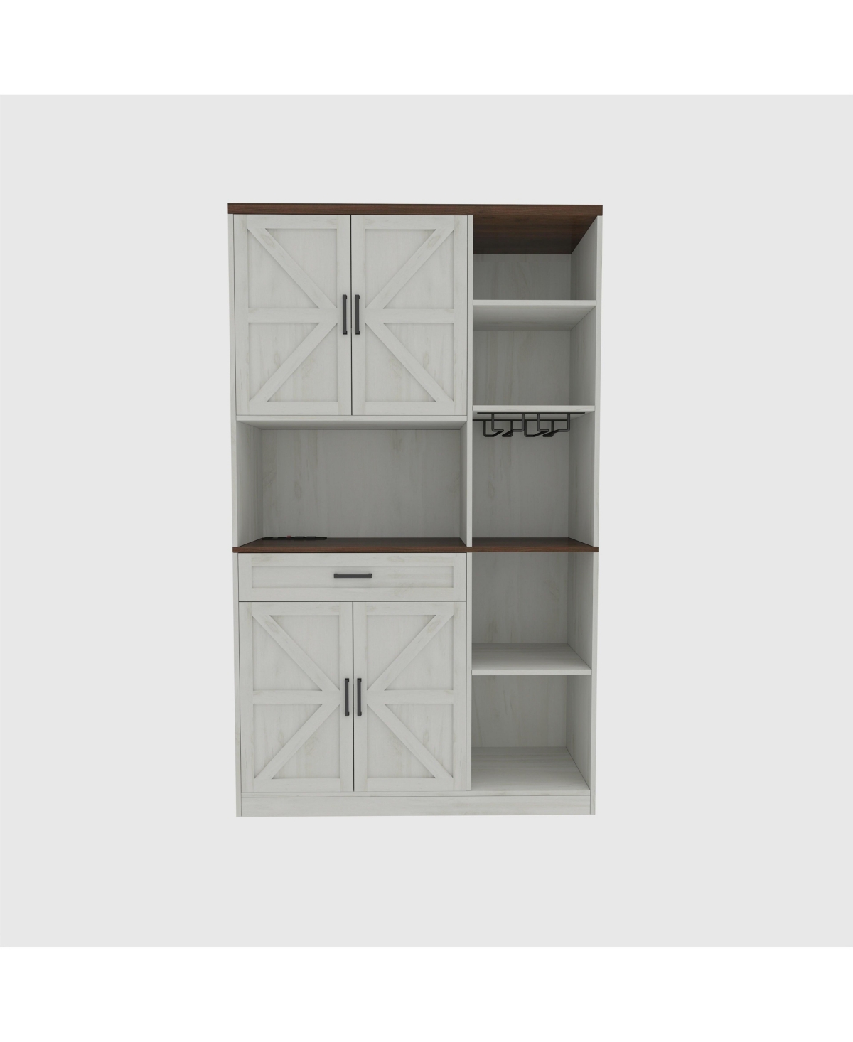Click here for 70.87 Multifunctional Farmhouse Kitchen Pantry Sid... prices