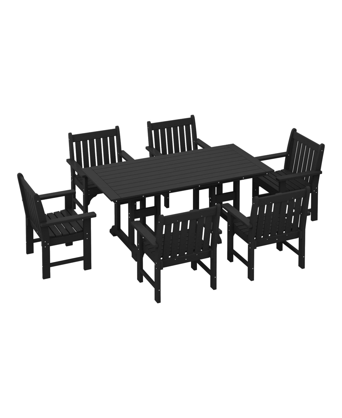 Click here for WestinTrends 7-Piece Hdpe Outdoor Dining Patio Tab... prices