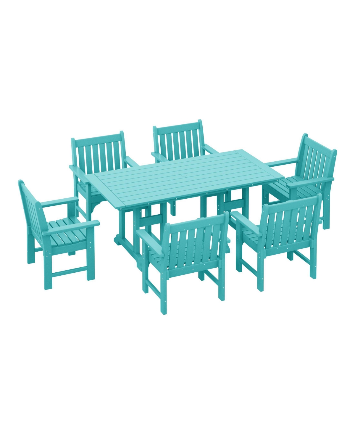 Click here for WestinTrends 7-Piece Hdpe Outdoor Dining Patio Tab... prices