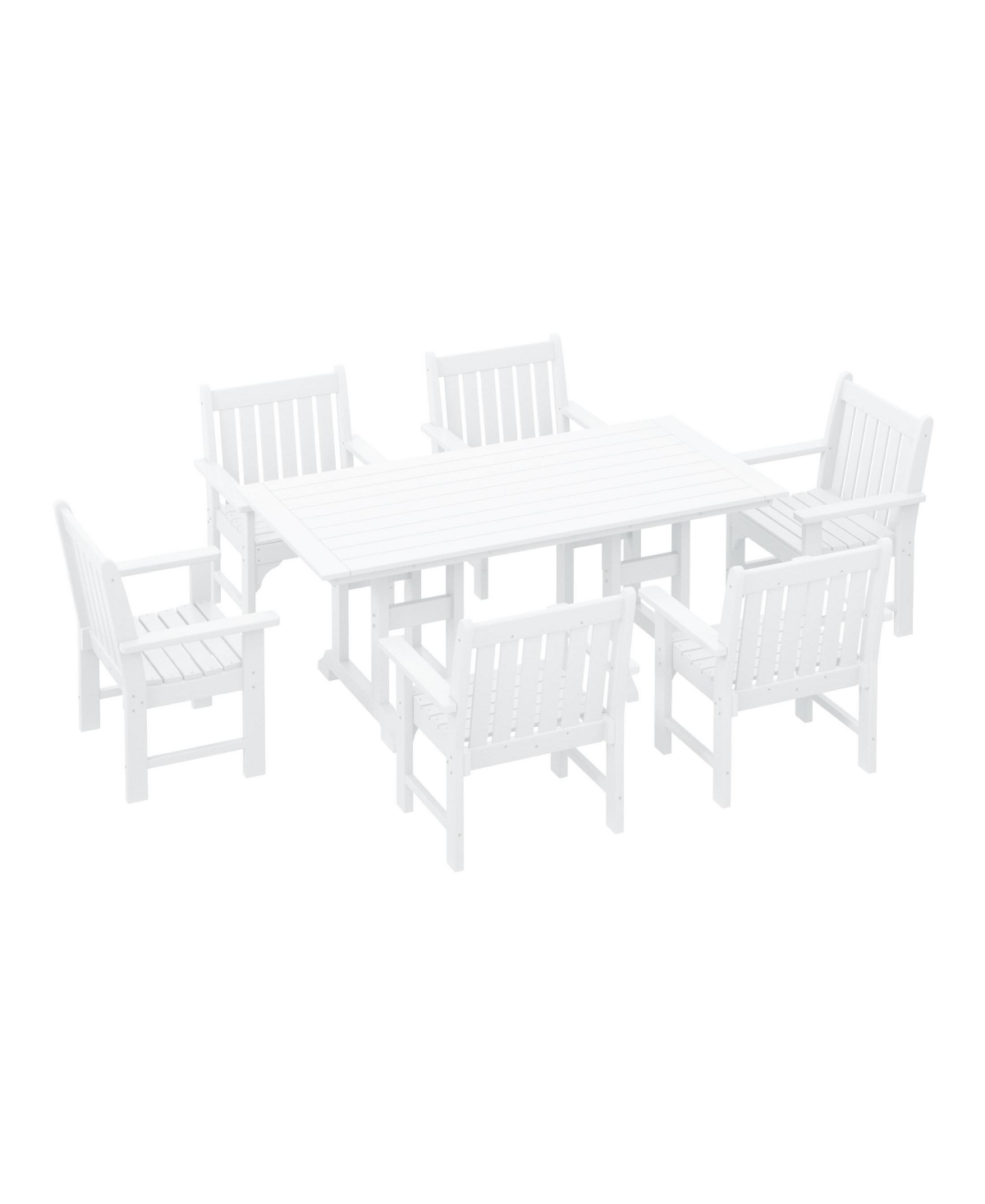 Click here for WestinTrends 7-Piece Hdpe Outdoor Dining Patio Tab... prices
