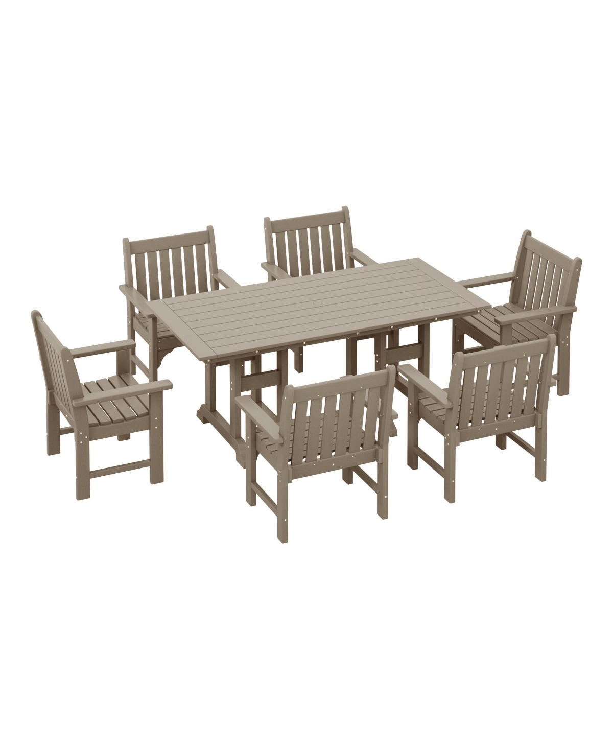 Click here for WestinTrends 7-Piece Hdpe Outdoor Dining Patio Tab... prices
