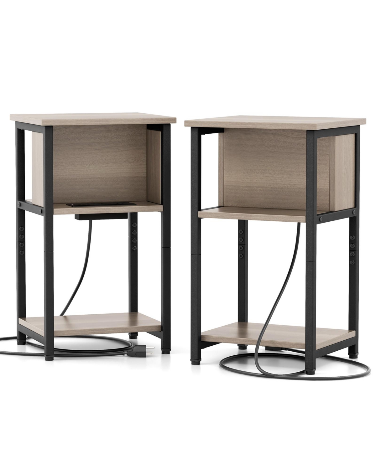 Click here for Gouun 3-Tier End Table with Usb Ports & Power Outl... prices